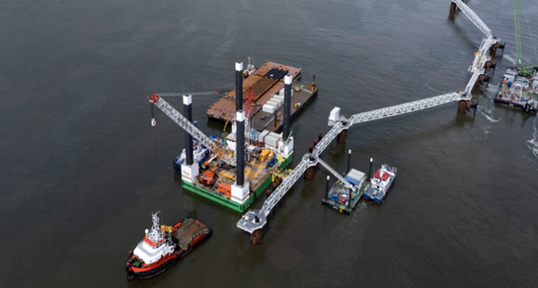 Baars Jack-up Boyne supports offshore piling project for FSRU ...